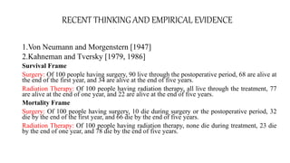 The theory of choice: Utility theory given uncertainty & State ...