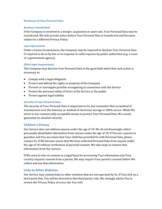 MarketFlowz Privacy policy for site and web-application | PDF