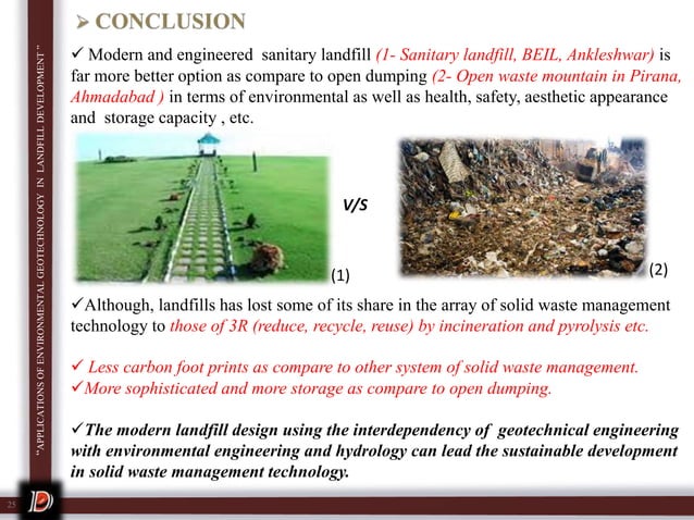 environmental geotechnical applications in sanitary landfill design ...