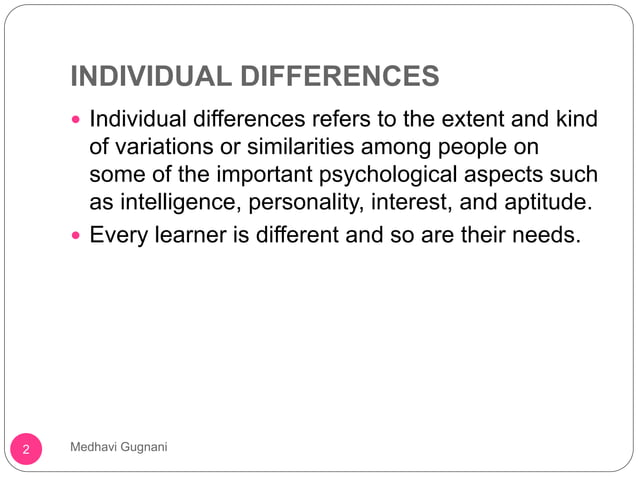 Understanding the Learner | PPT