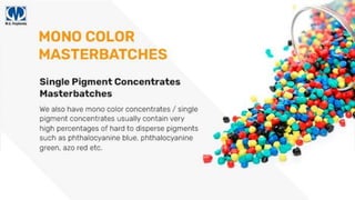 Oxy Bio Degradable Masterbatch | PPT