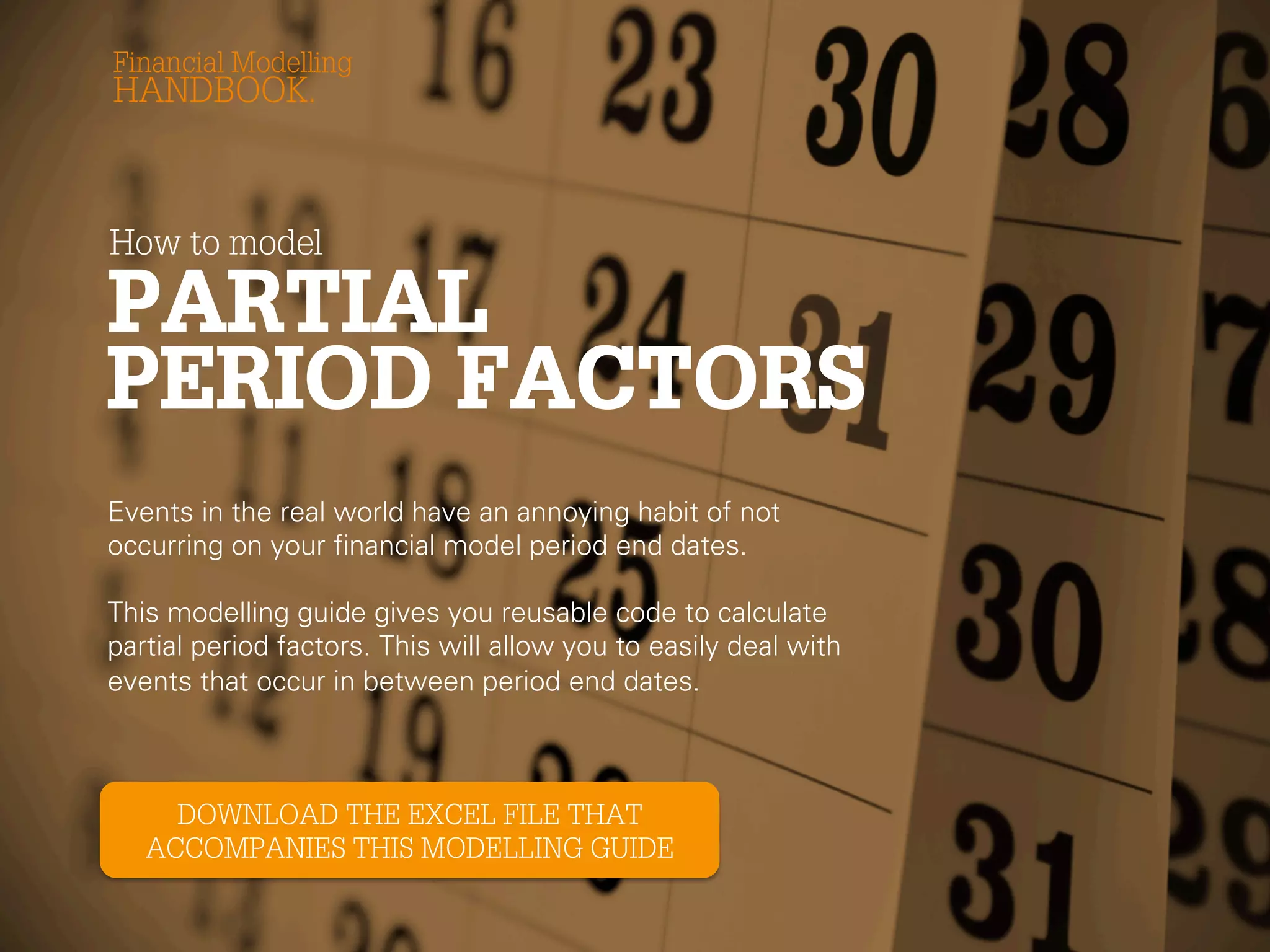 How to model partial period factors | PDF