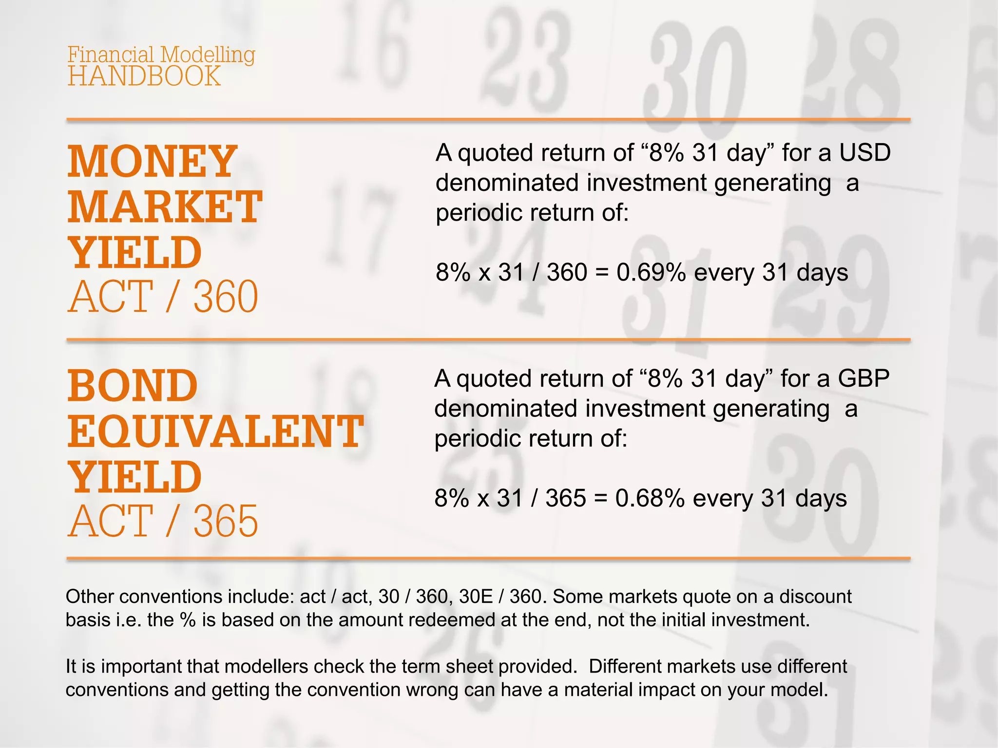 Day count conventions | PDF