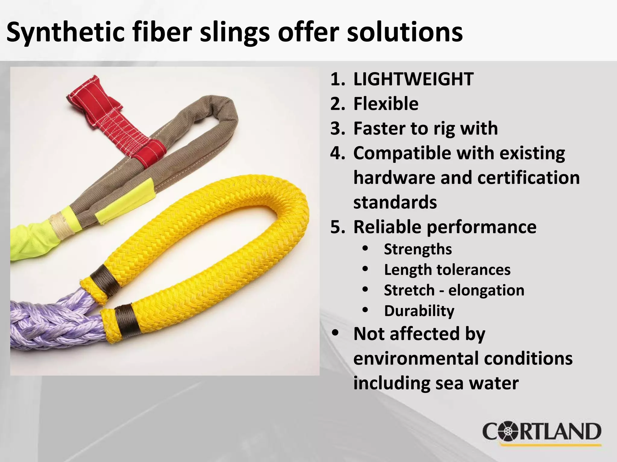 Mg041911 Cortland Lifting Slings Presentation | PPT