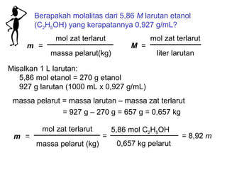Sifat Fisis Larutan | PPT