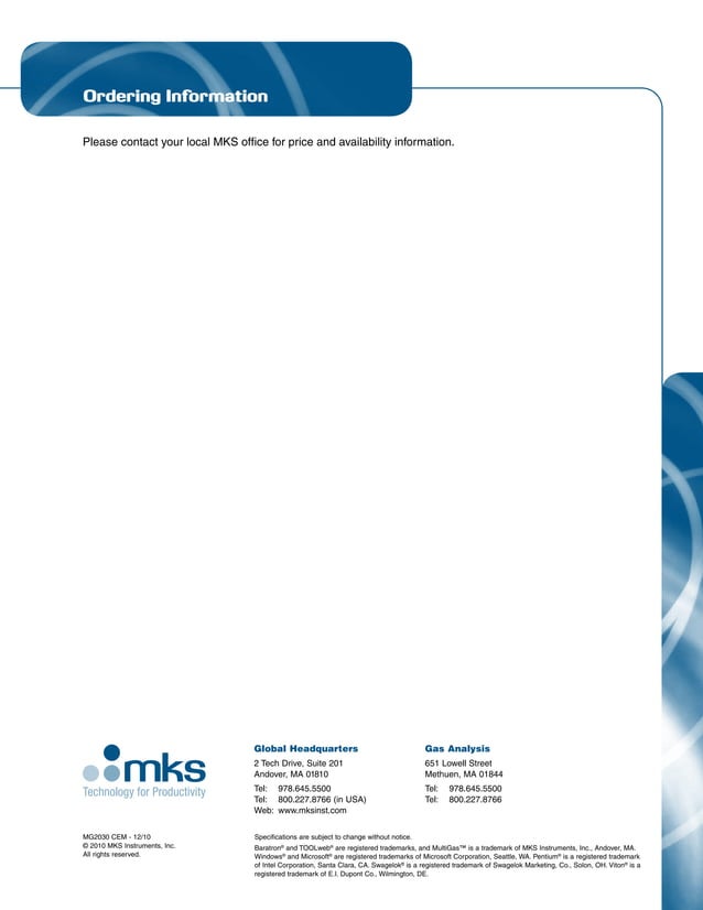 MG 2030 CEM Datasheet | PDF