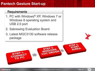 MG3130 gesture recognition kit | PPT