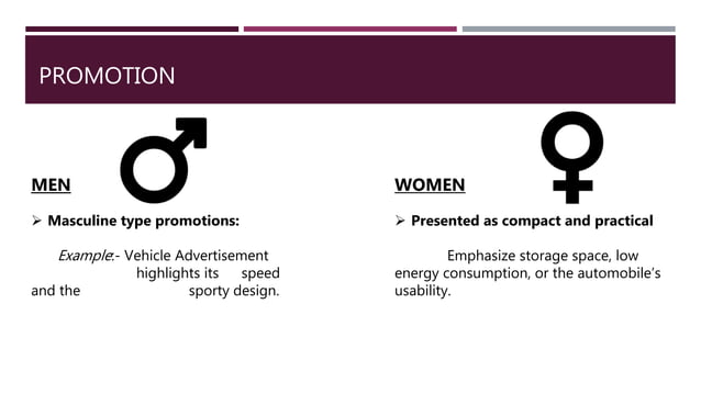 Gender based marketing | PPTX
