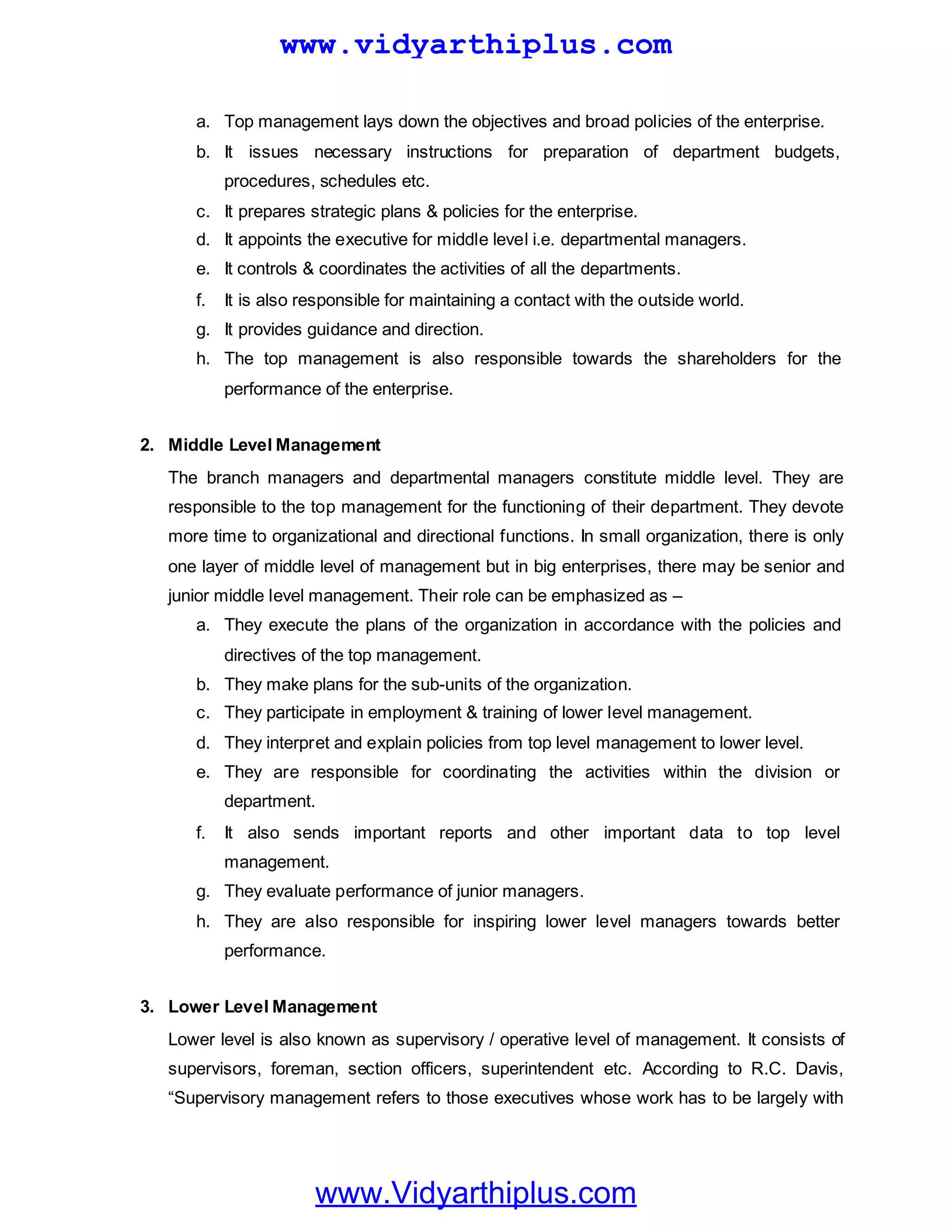 Mg6851-principles of management | PDF | Executive Leadership ...