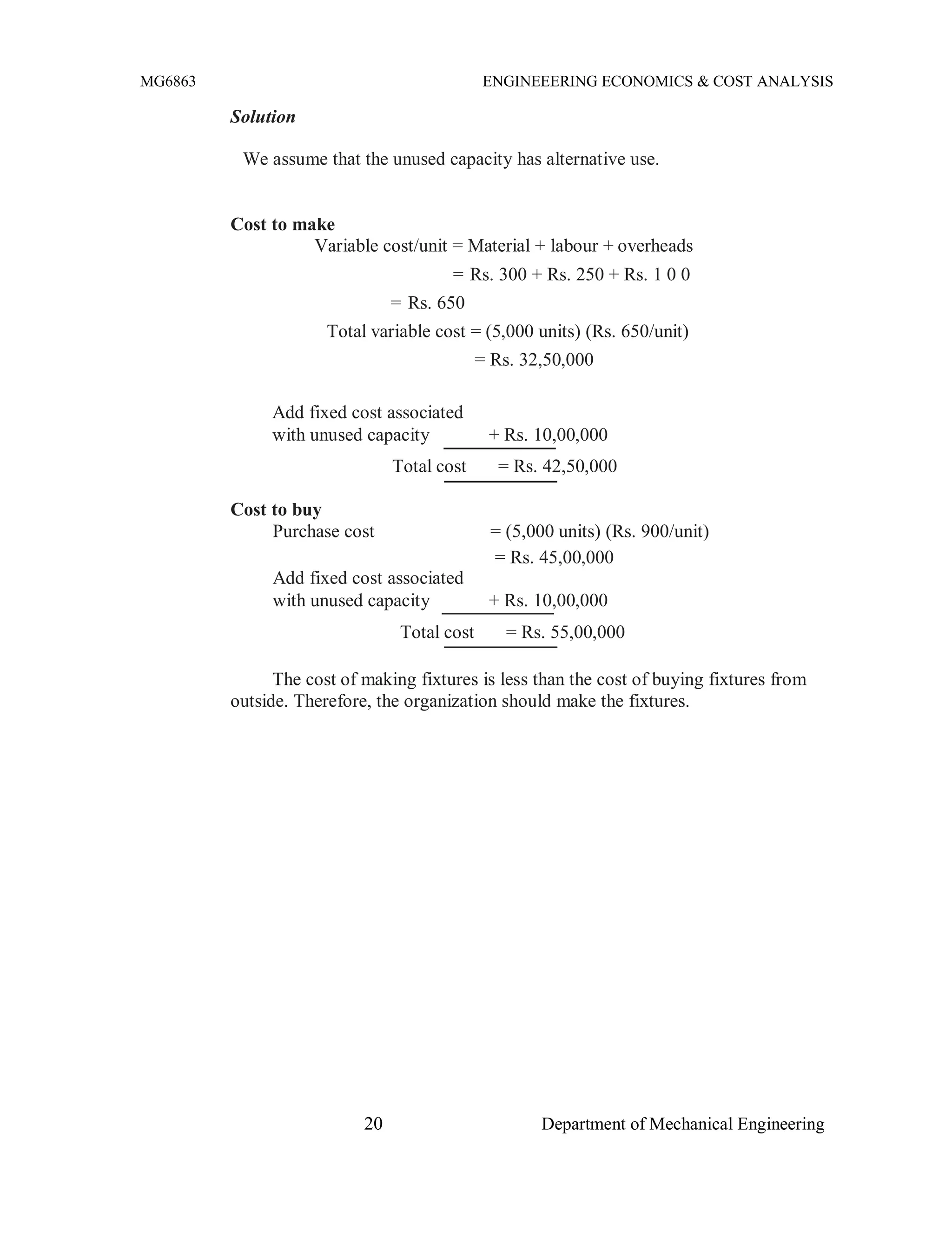 MG 6863 Engineering Economics notes | PDF