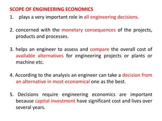 MG6863 Engineering Economics | PPTX