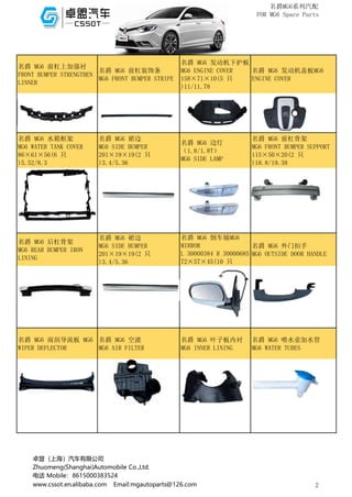 SAIC Mg6 catalog | PDF