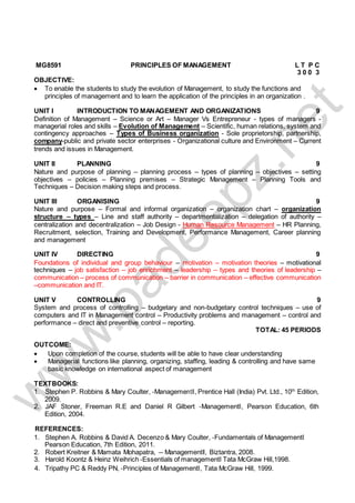 Mg8591 syllabus | DOC