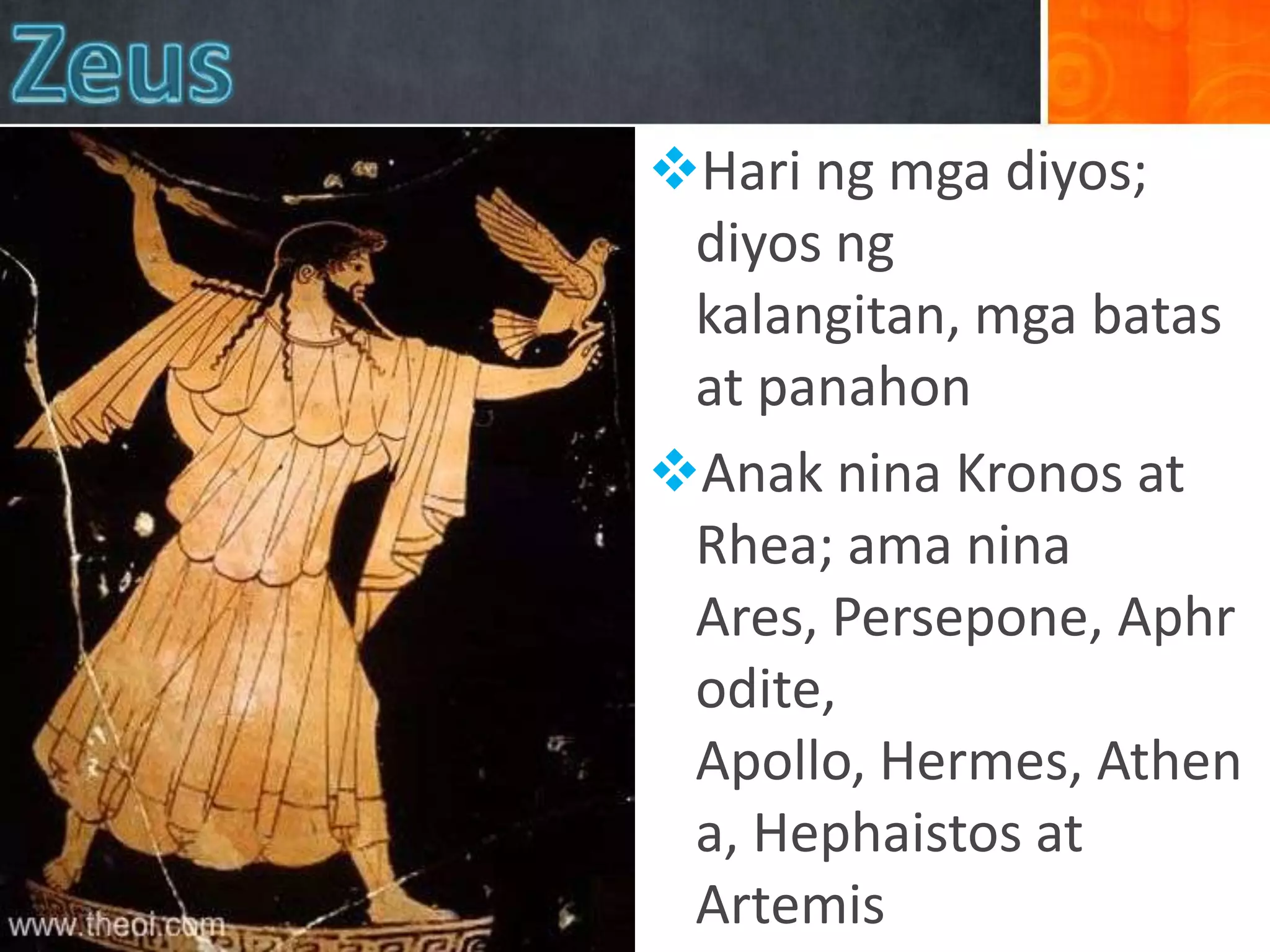 Mga Diyos at Diyosa ng Imperyong Griyego at Roman (The Gods and ...