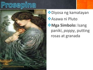 Mga Diyos at Diyosa ng Imperyong Griyego at Roman (The Gods and ...