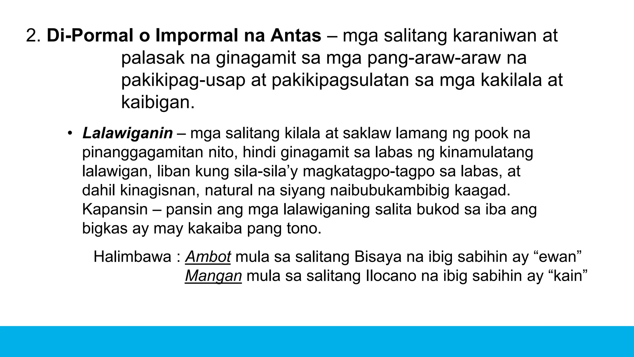 MGA-ANTAS-NG-WIKA. KOMUNIKASYON at pananaliksik | PPTX