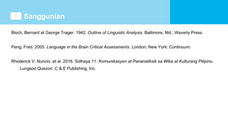 MGA-ANTAS-NG-WIKA. KOMUNIKASYON at pananaliksik | PPTX