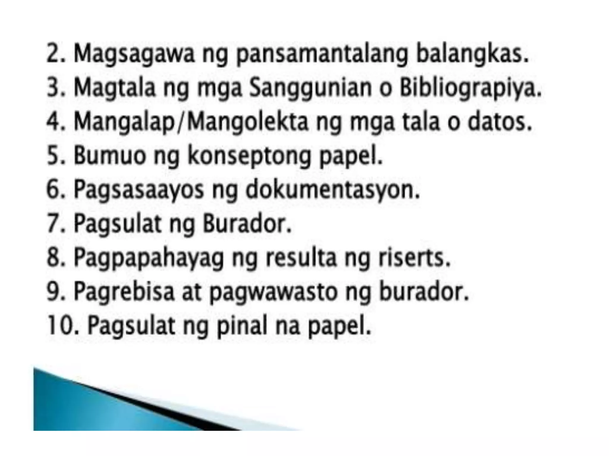 Mga Bahagi Ng Pananaliksik Pptx Mga Bahagi Ng Pananaliksik Mobile My Bilarasa