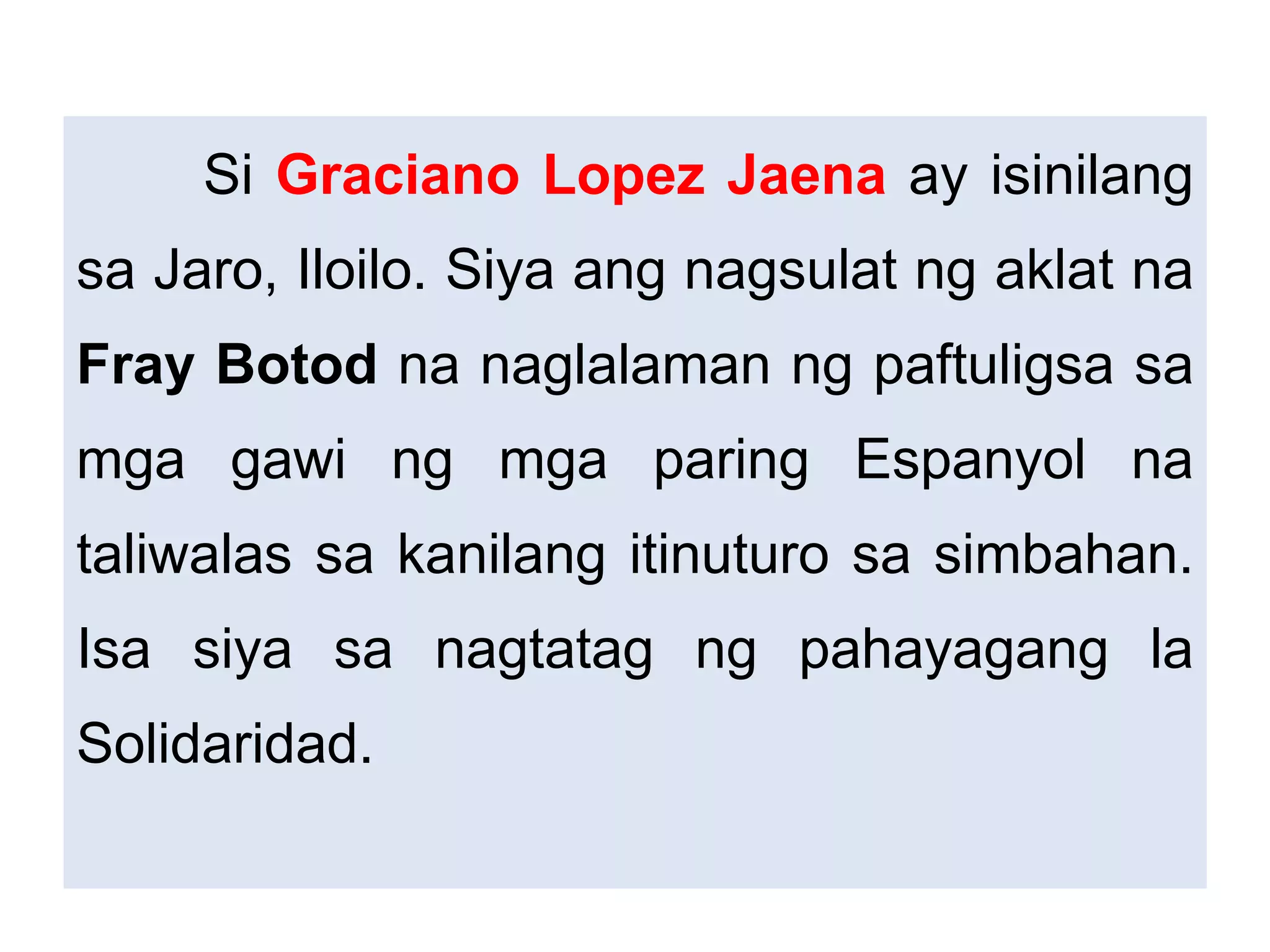 Mga Bayani ng mga Lalawigan | PPTX