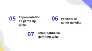 Mga-Gamit-Ng-Wika, For KPWKP 11 (Slidesgo) | PPTX