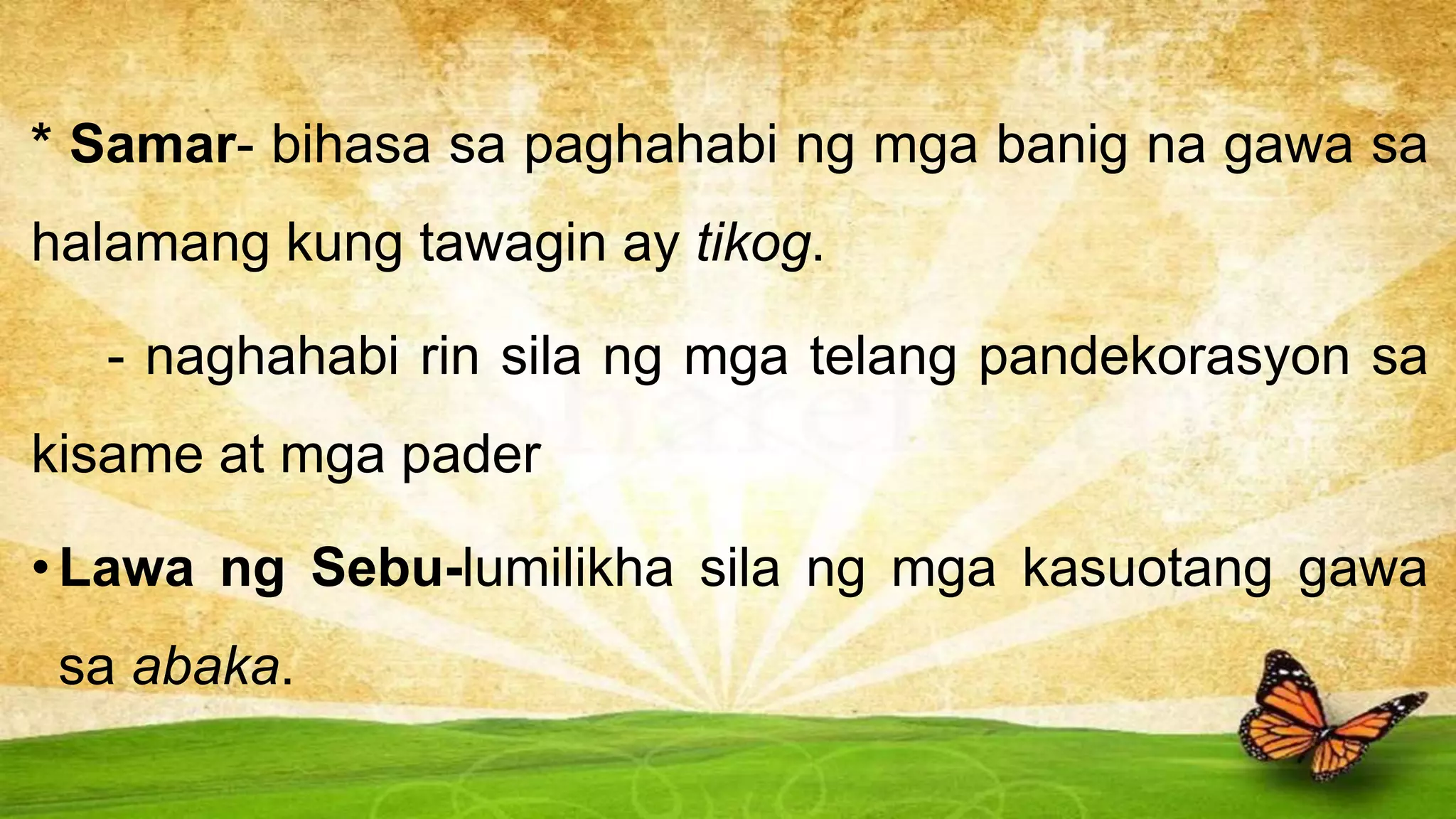 Mga Gawaing Pangkabuhayan sa Pilipinas | PPTX