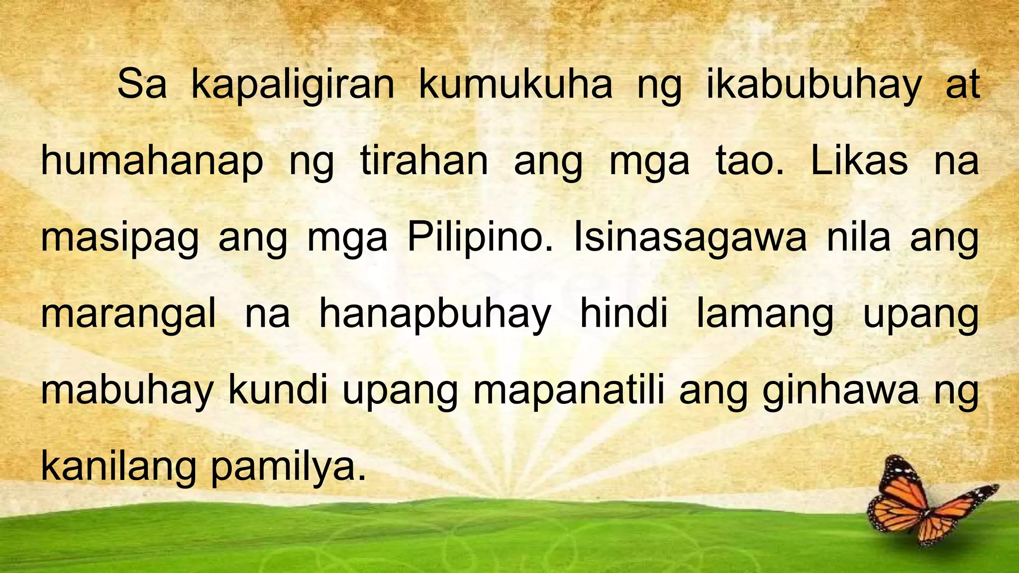 Mga Gawaing Pangkabuhayan sa Pilipinas | PPTX