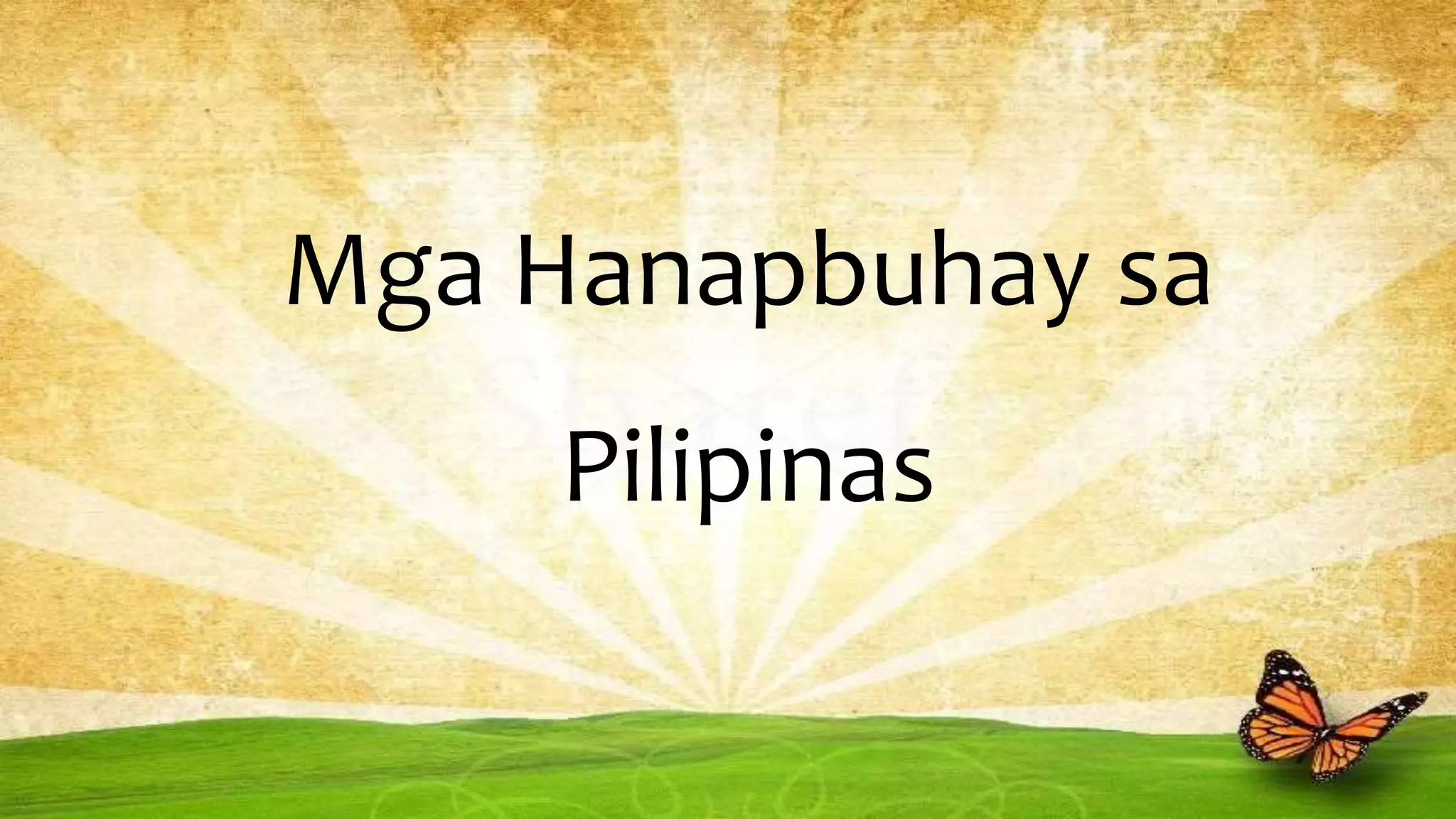 Mga Gawaing Pangkabuhayan sa Pilipinas | PPTX