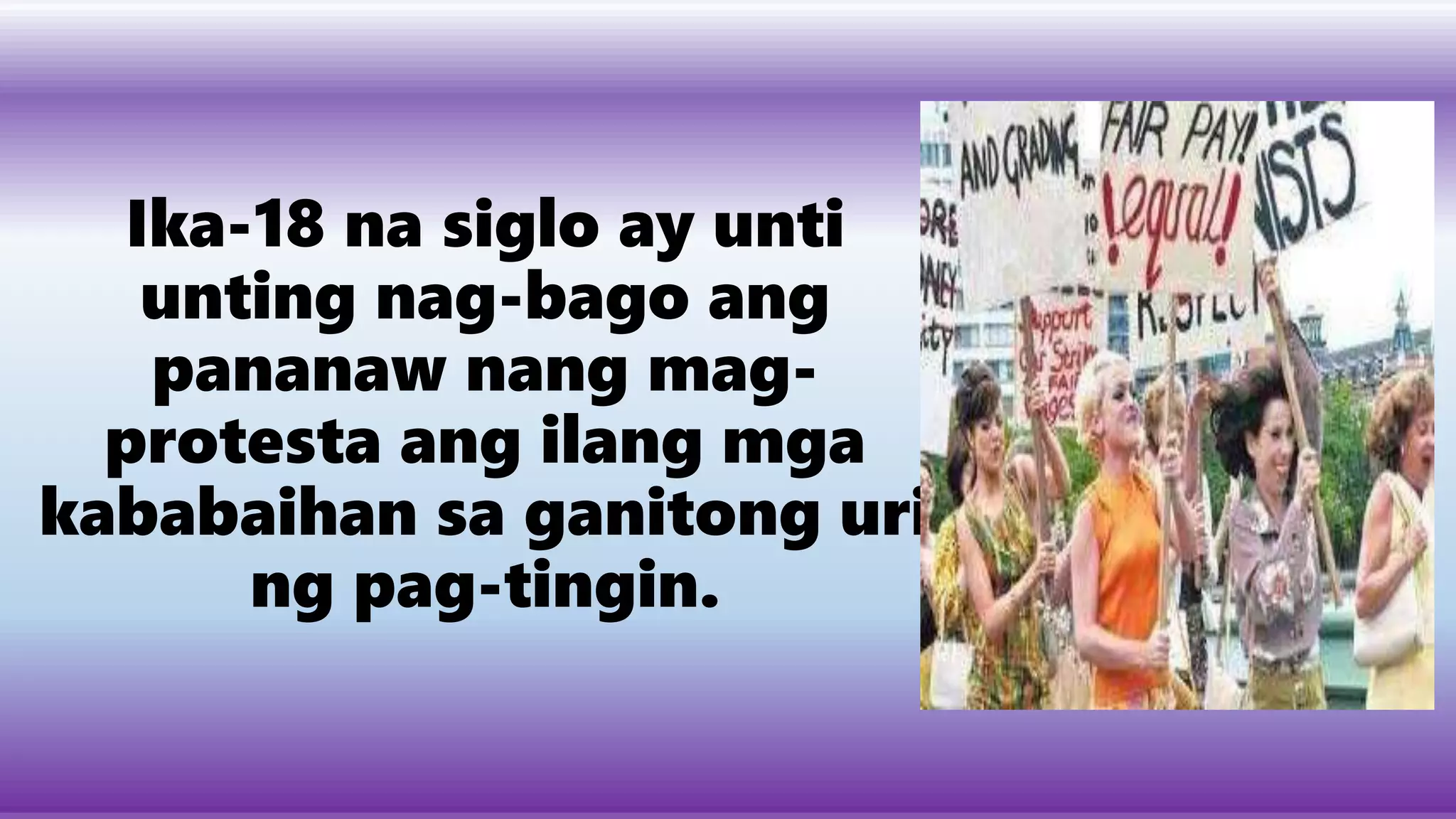 Mga Kababaihan sa Panahon ng Enligthenment | PPTX