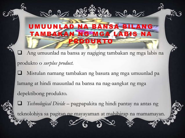 Aralin 39: Mga kasalukuyang isyu at suliranin bunga ng globalisasyon | PPTX