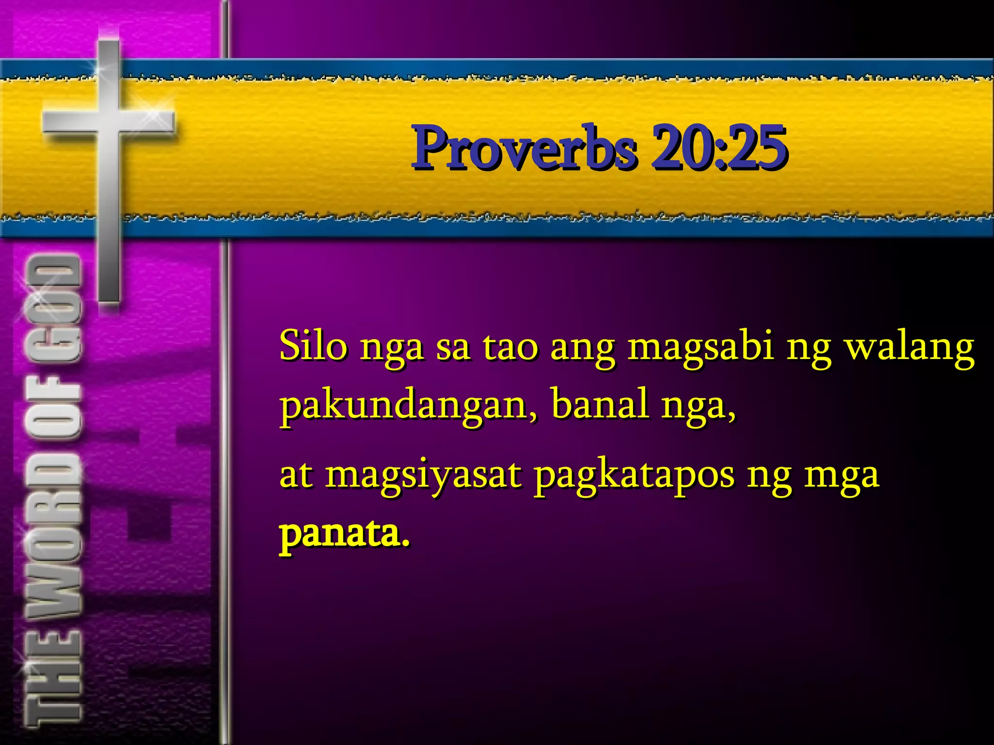 Mga Maling Pangako | PPT