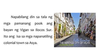 Mga Pook Pasyalan | PPTX