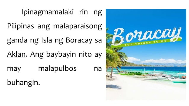 Mga Pook Pasyalan | PPT