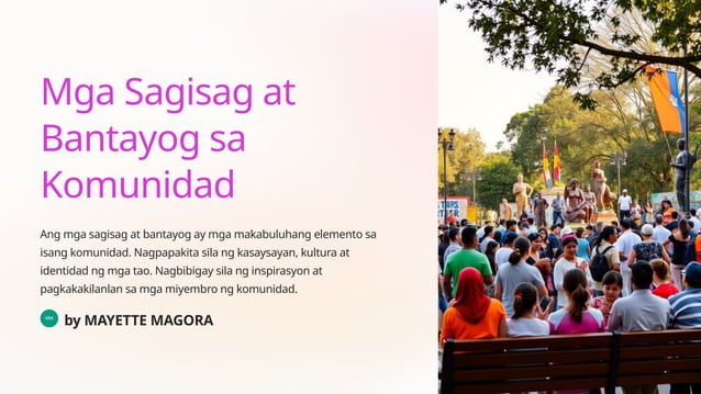 Mga-Sagisag-at-Bantayog-sa-Komunidad.pptx
