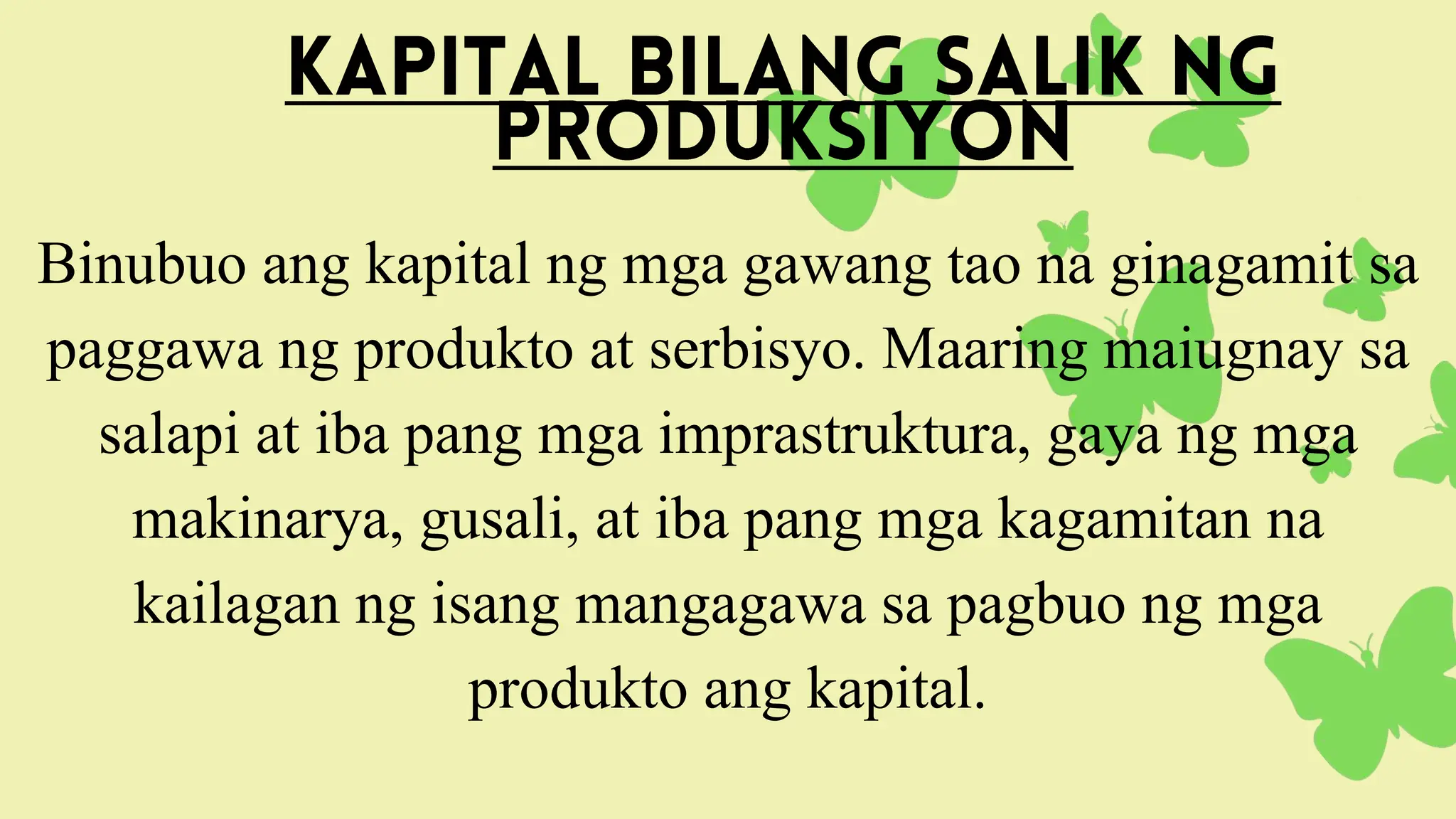 MGA SALIK NG PRODUKSYON - Grade 9 Araling Panlipunan.pptx MGA SALIK NG PRODUKSYON - Grade 9 Araling Panlipunan.pptx