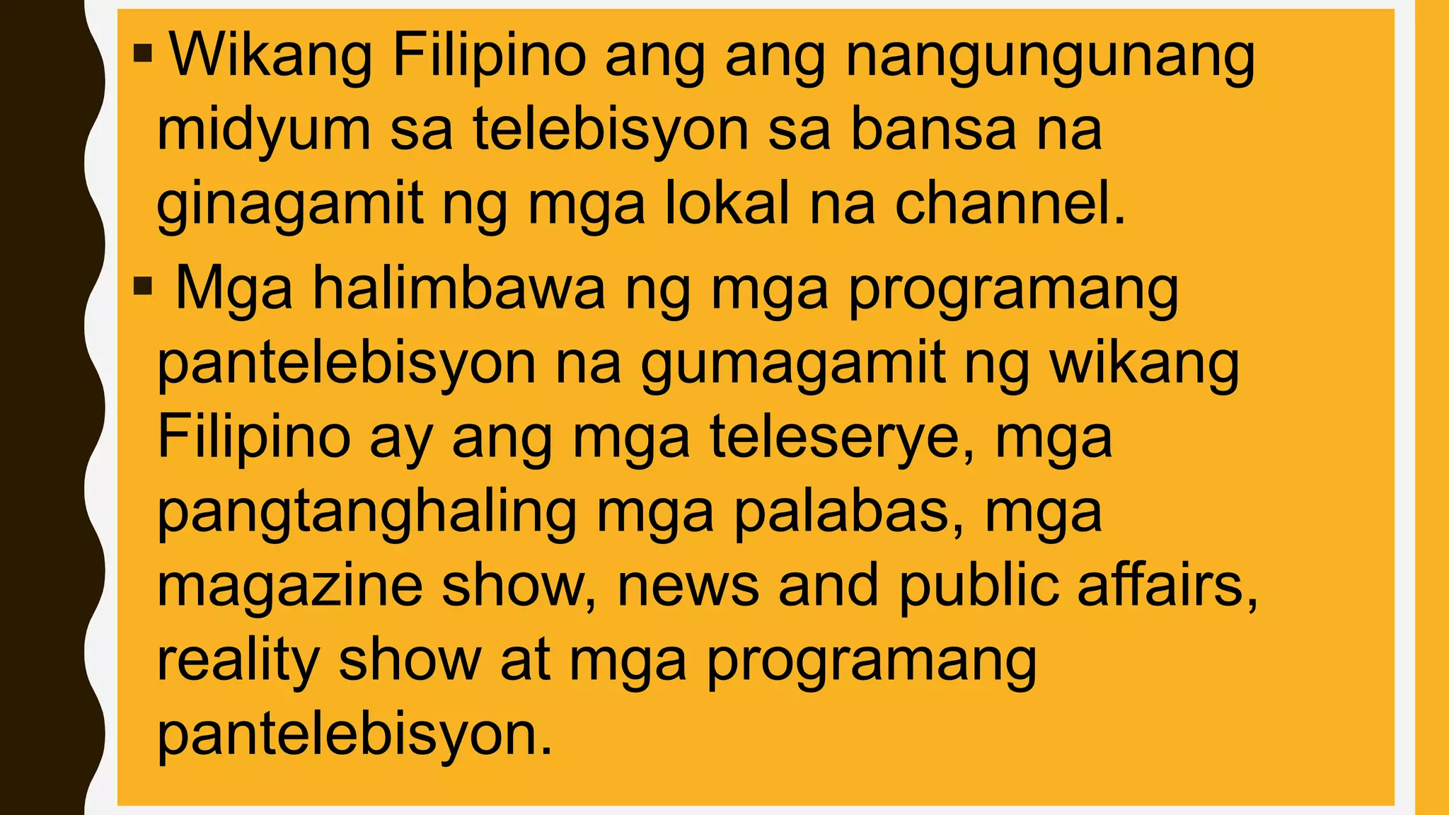 mga-sitwasyong-pangwika-sa-telebisyon-radyo-pahayagan-at-pelikula.ppt