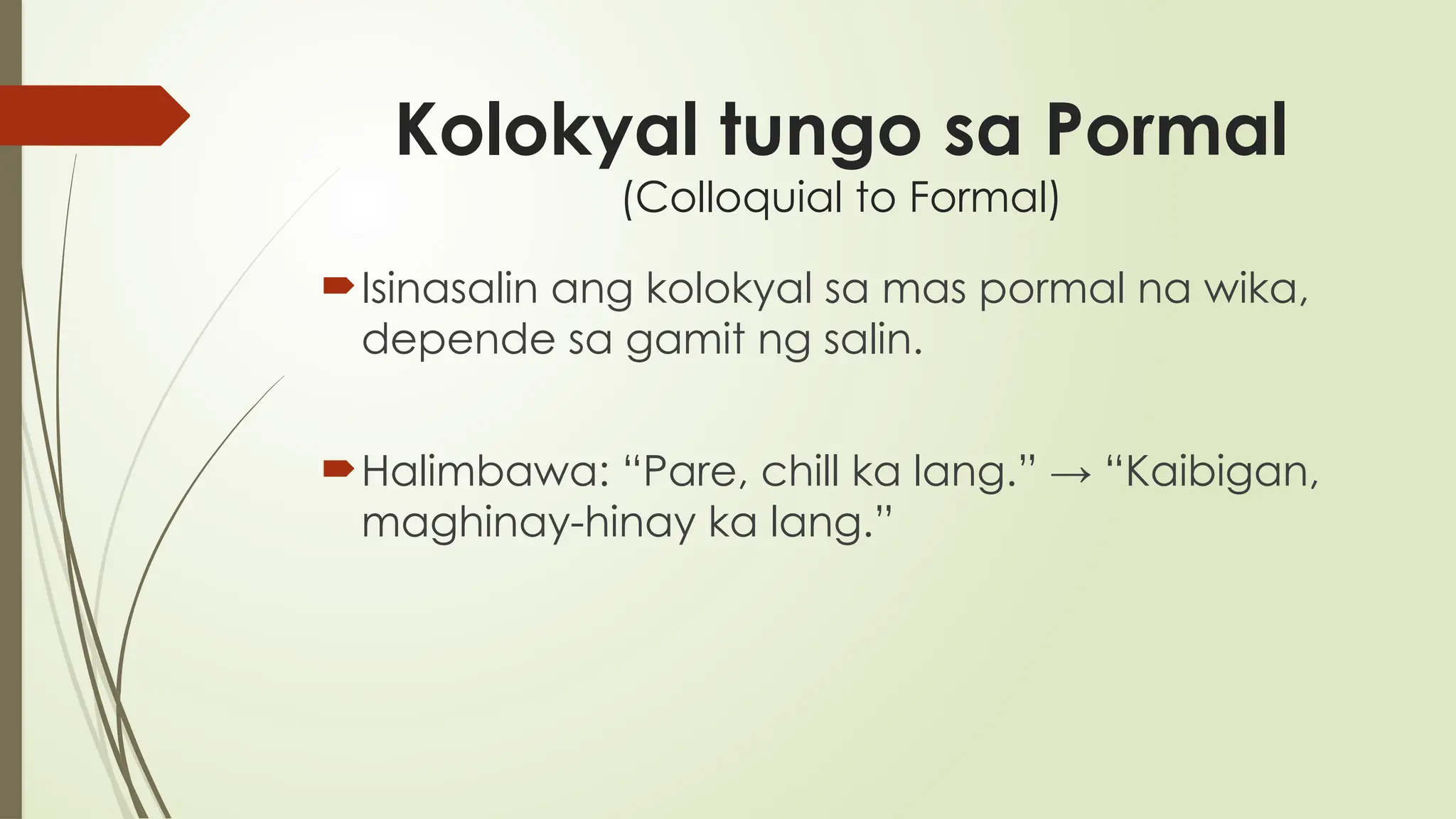 Aralin 1: Mga iba't ibang Paraan ng Pagsasaling wika | PPTX