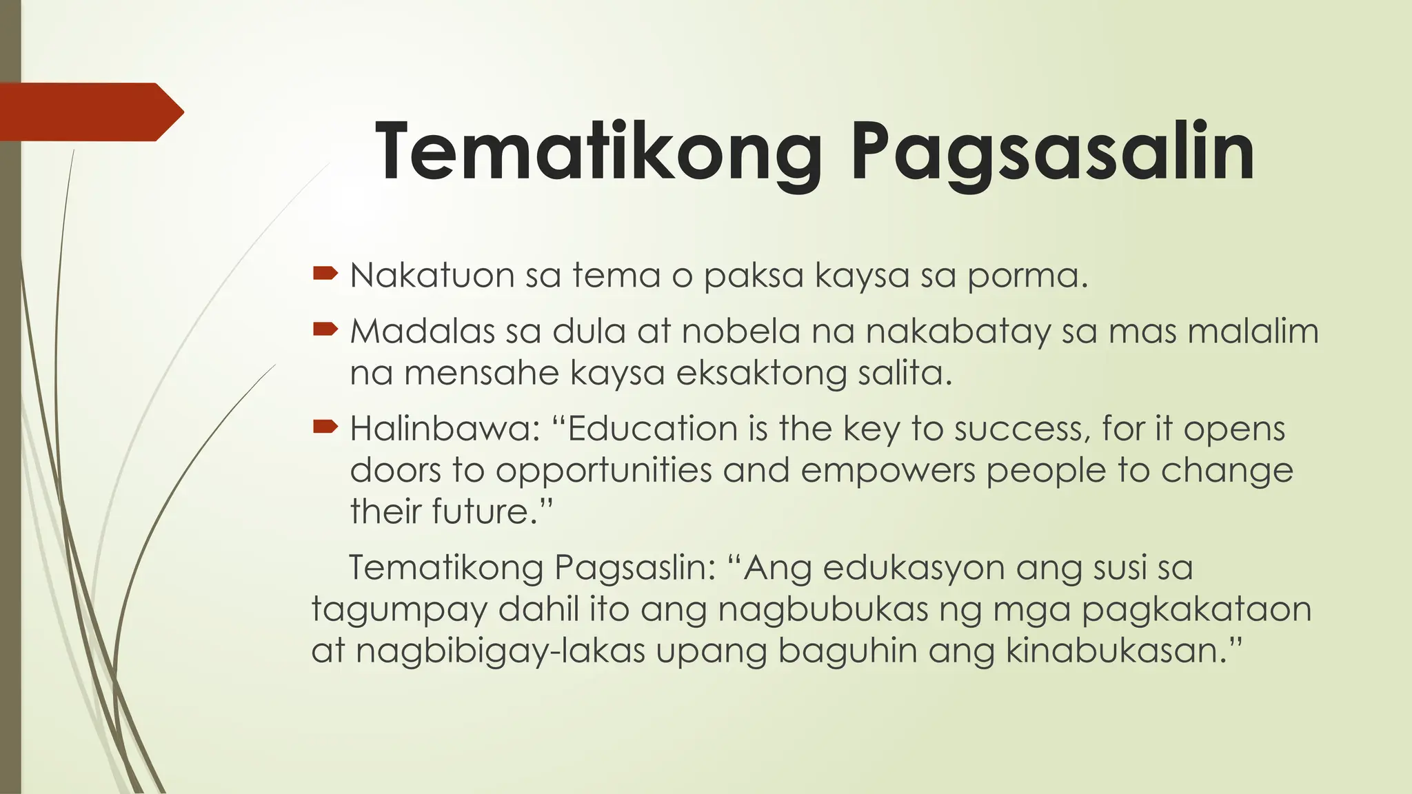 Aralin 1: Mga iba't ibang Paraan ng Pagsasaling wika | PPTX