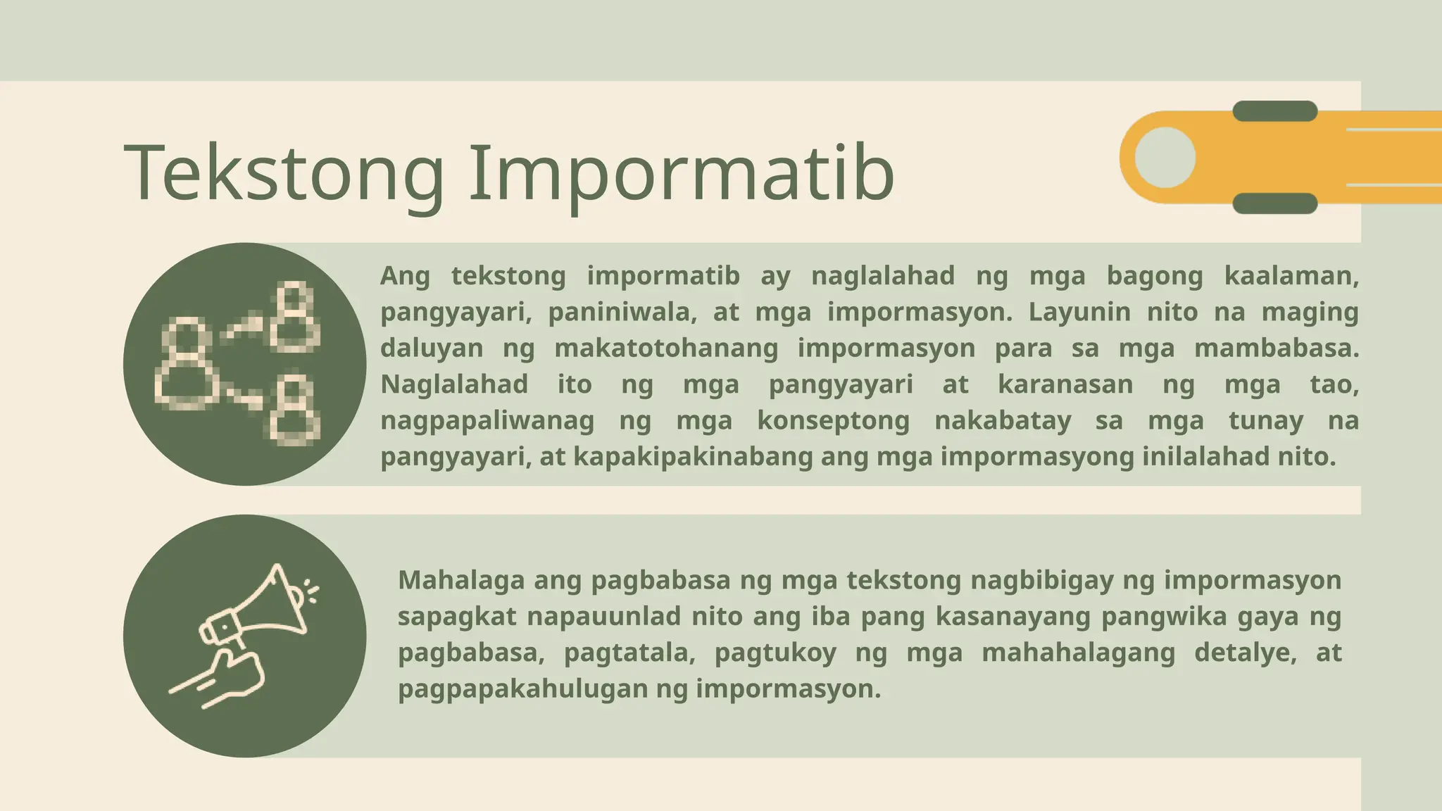 MGA-URI-NG-TEKSTO-LESSON 1 Filipino Subject | PPTX