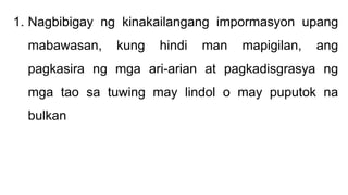 Mga Ahensiya ng Pamahalaan | PPTX