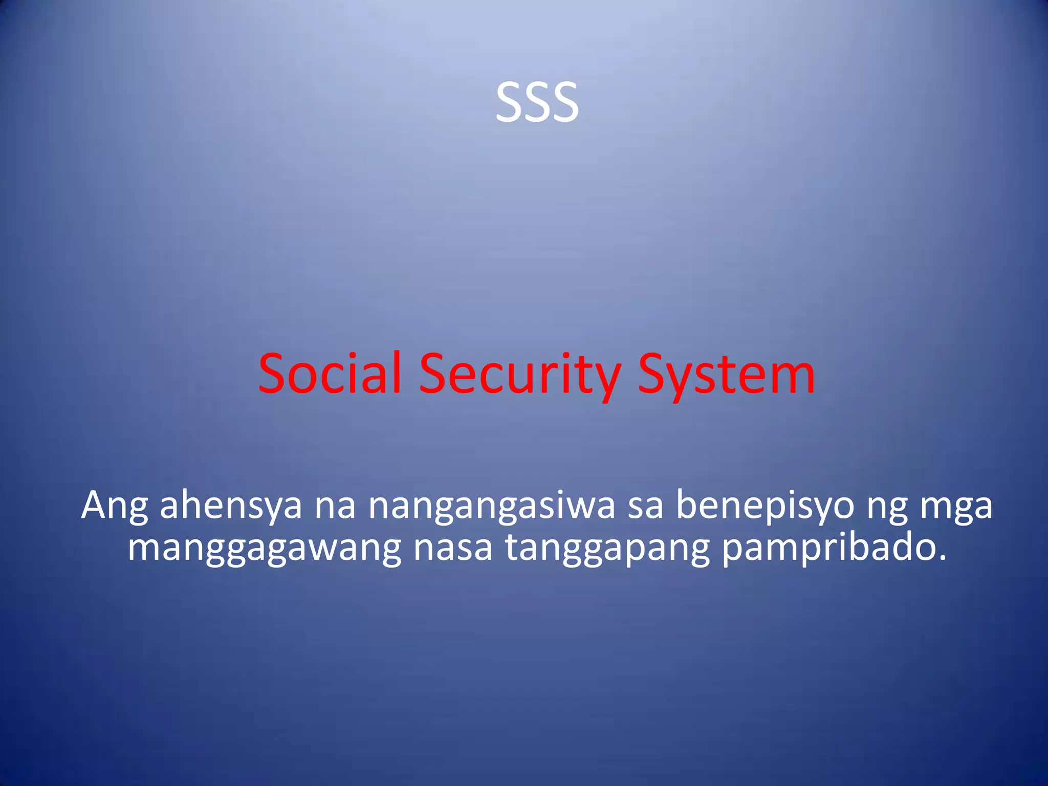 Mga ahensya ng pamahalaan | PPTX