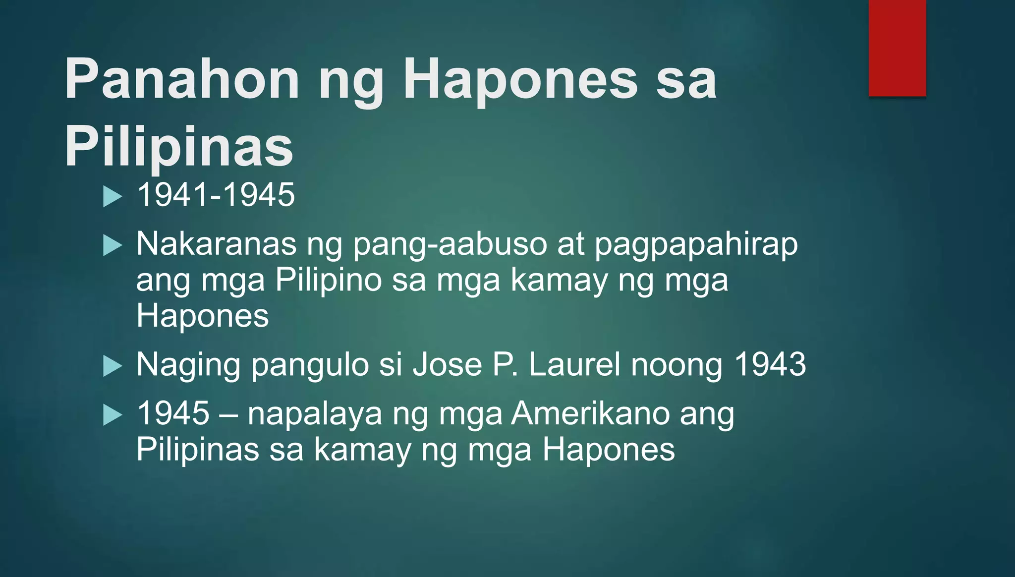 Filipino 8 Mga Akdang Lumaganap sa Panahon ng Hapones | PPTX