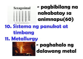 MGA AMBAG NG KABIHASNANG SUMER, indus at shang g7.docx