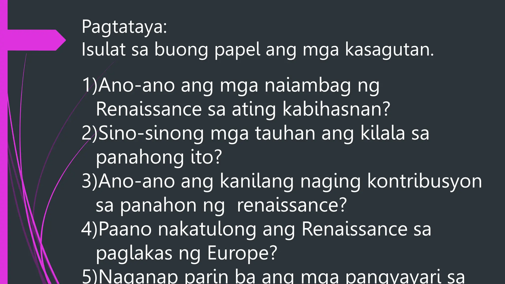 MGA AMBAG NG RENAISSANCE SA IBA-IBANG LARANGAN.pptx