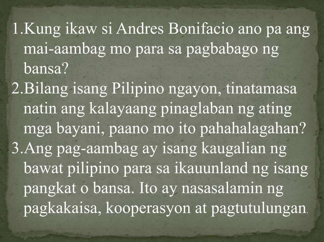 Mga Ambag ni Andress Bonifacio (1).pptx