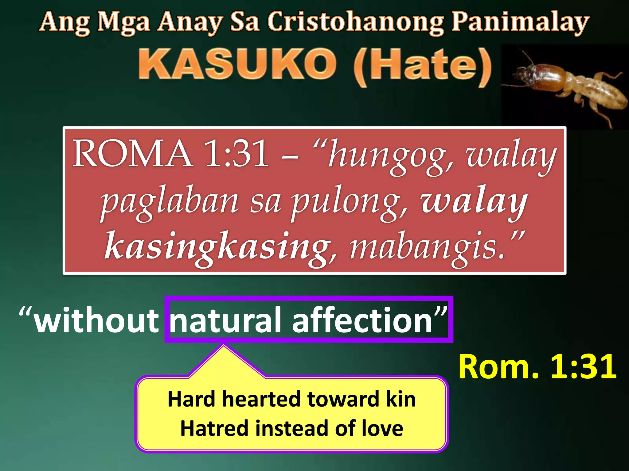 MGA ANAY SA CRISTOHANONG PANIMALAY by Joshua Notarte (Mar 24, 2018 ...