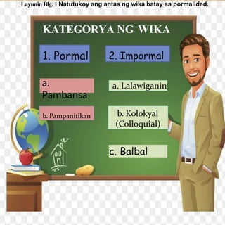 Mga antas ng wika | PPTX