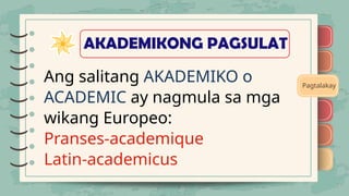 MGA ANYO NG AKADEMIKONG SULATIN-FILIPINO 12.pptx