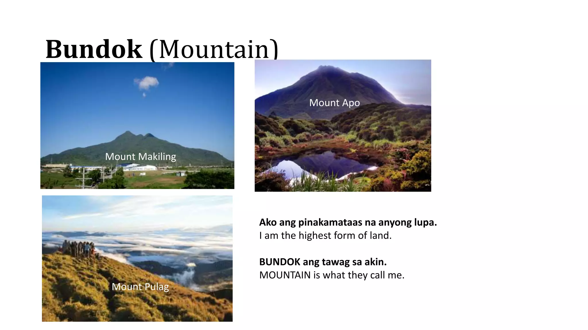 Mga Anyong Lupat at Tubig | PPTX