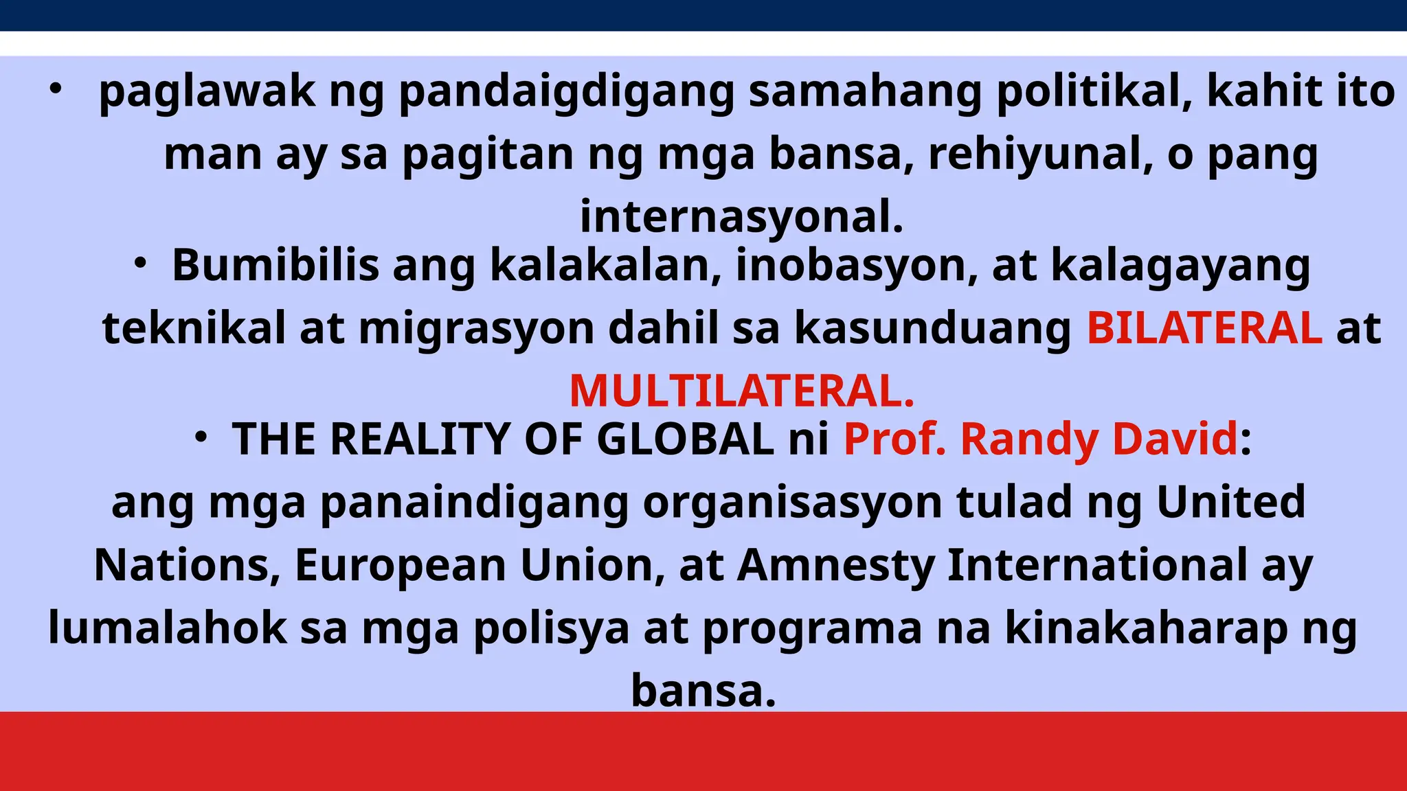 AP 10 Ikalawang Markahan - Mga Anyo ng Globalisasyon .pptx