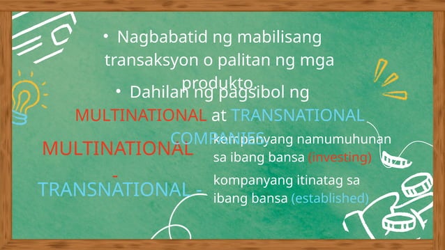 AP 10 Ikalawang Markahan - Mga Anyo ng Globalisasyon .pptx